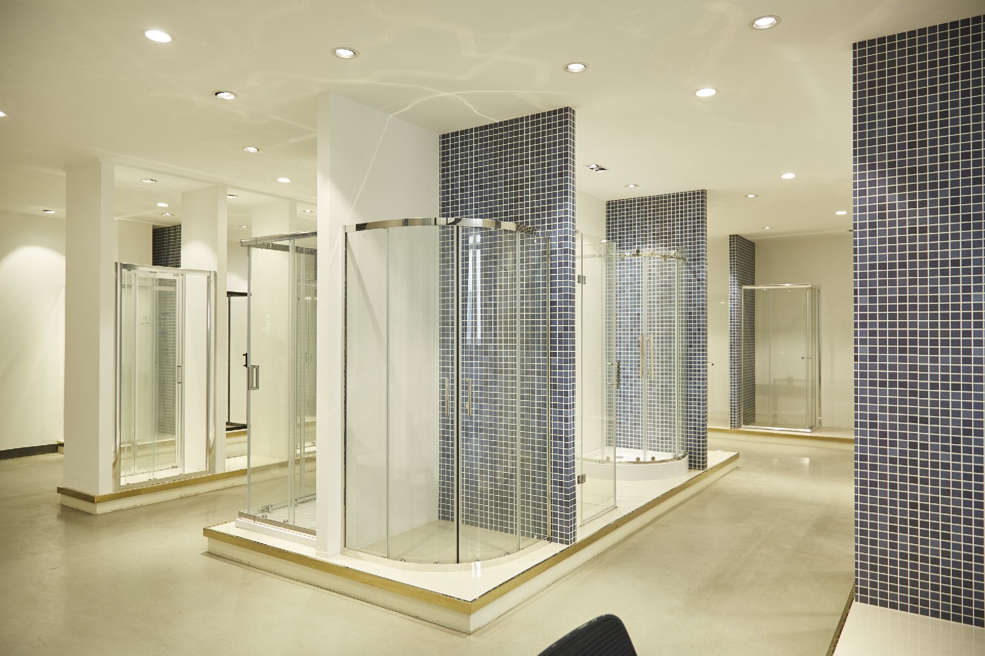 Square Shape Slim Economic Tempered Glass Shower Door Enclosure Shower ...